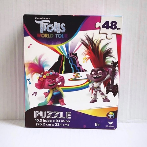Dreamworks | Toys | Dreamworks Trolls Works Tour 48 Piece Puzzle | Poshmark